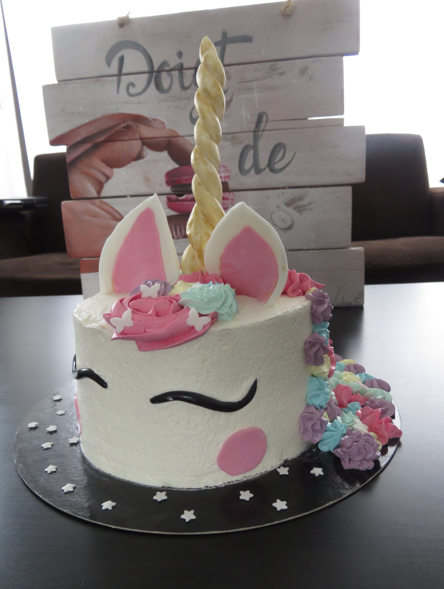 Informations sur la recette Layer cake licorne